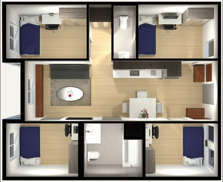 4 bedroom suite - Panoramic Interests